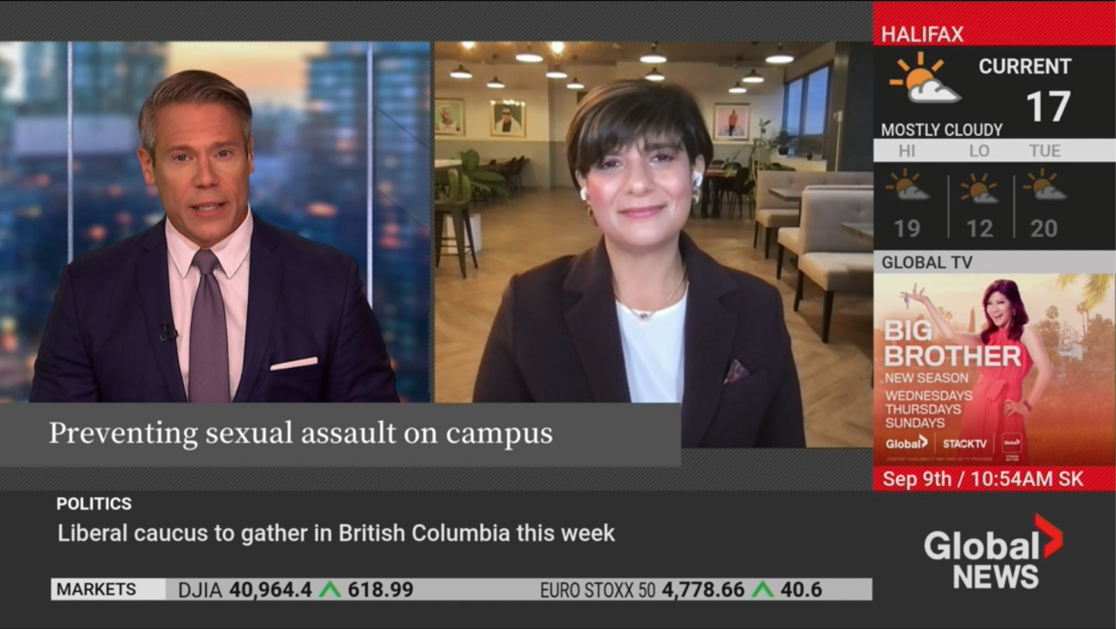 Go Thrive Go Founder Nina Mistry, shares about #RedZone and prevelence of assaults on Campus ...